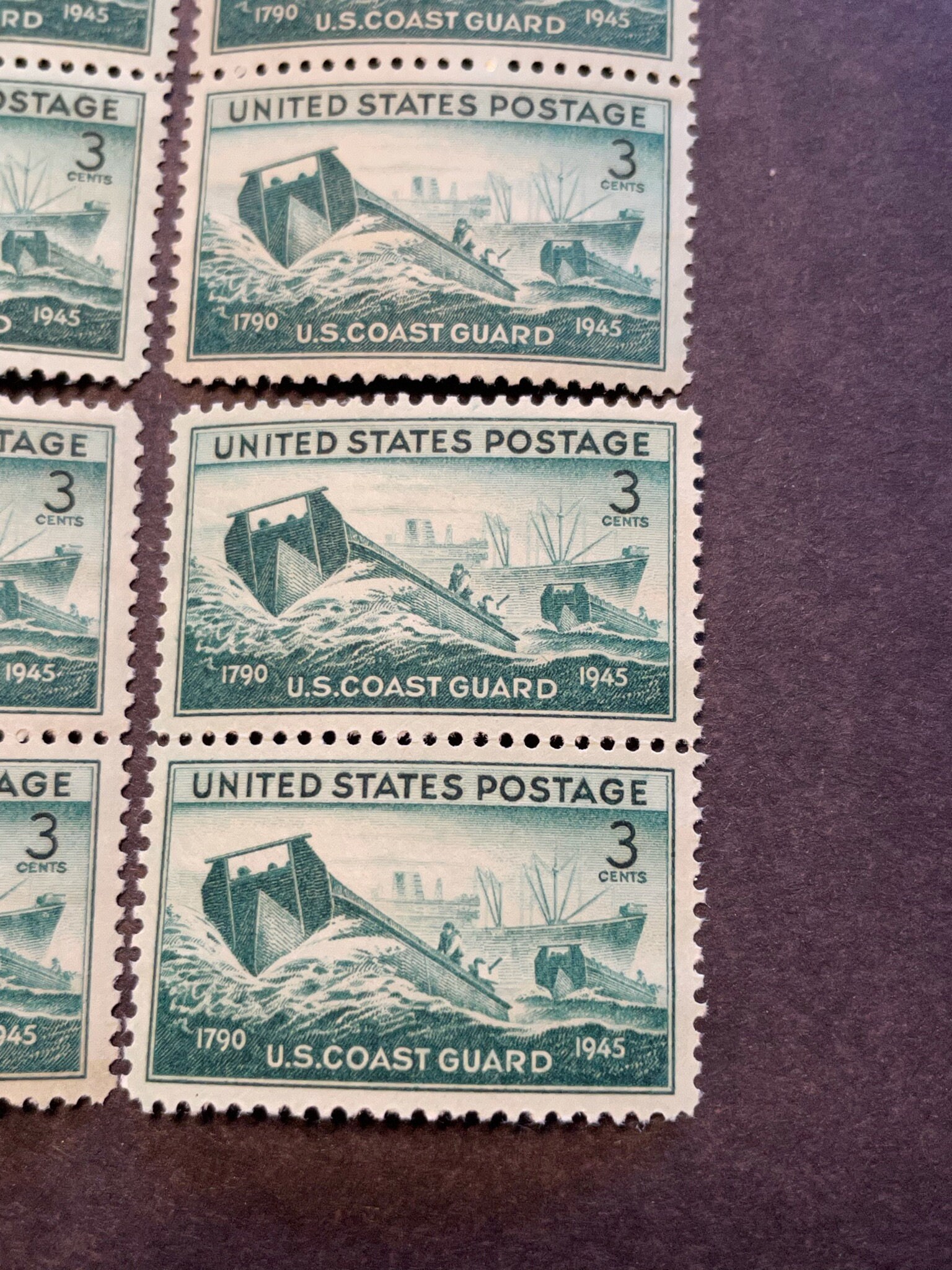 Coast Guard Stamps, Scott 936, 1945, Face Value 3 Cents, US Coast Guard ...