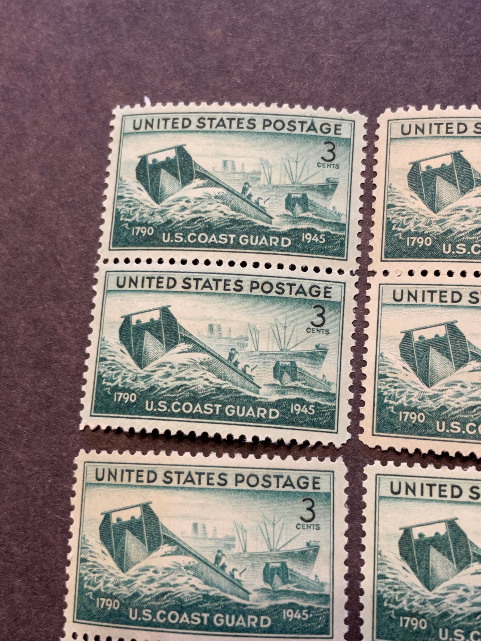 Coast Guard Stamps, Scott 936, 1945, Face Value 3 Cents, US Coast Guard ...