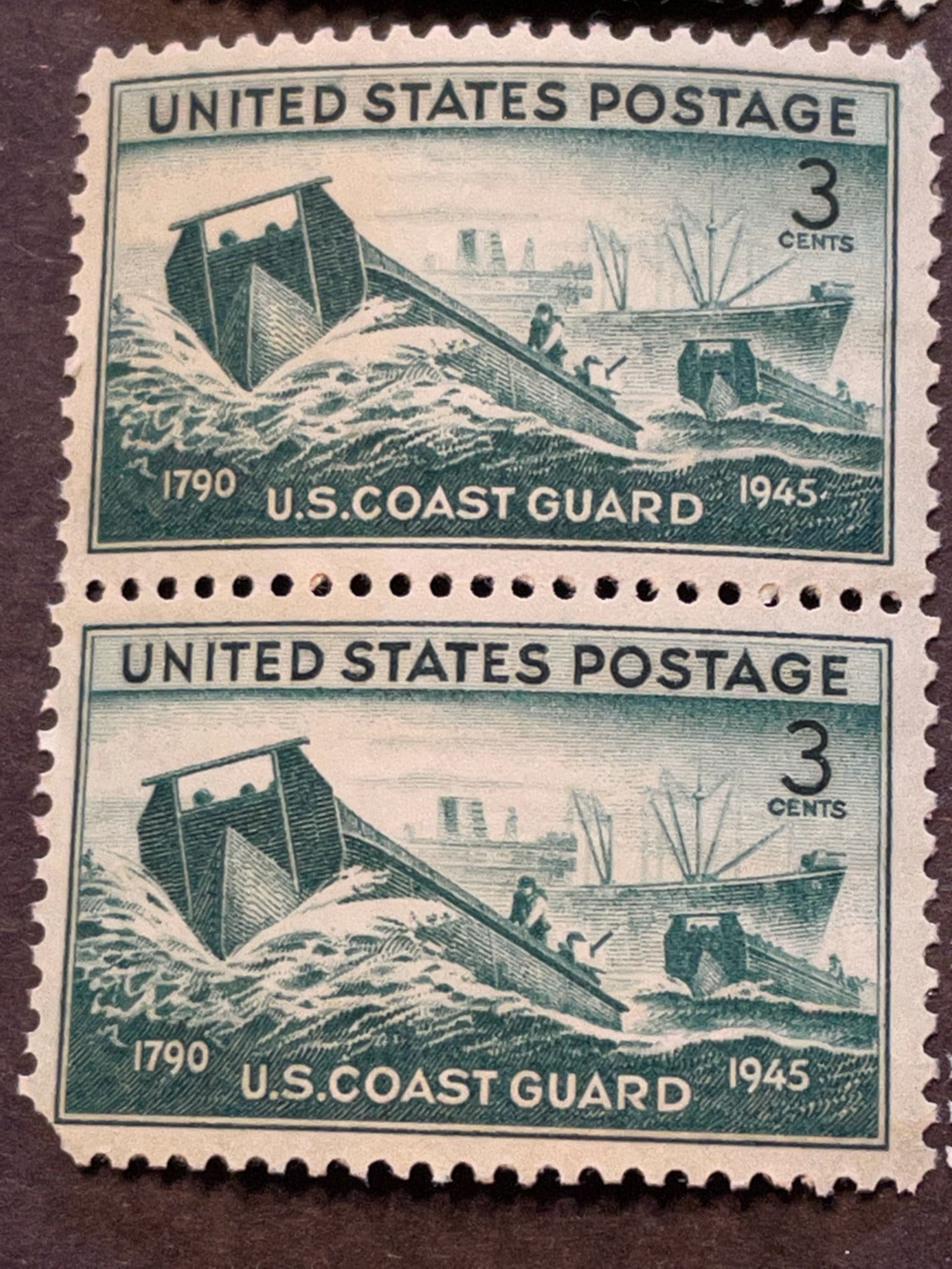Coast Guard Stamps Scott 936 1945 Face Value 3 Cents US - Etsy