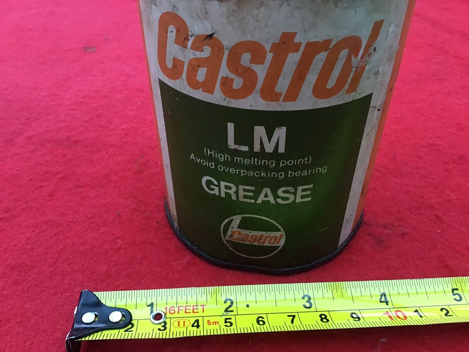 Vintage Castrol Lm Grease Tin. 453 Grm - Etsy