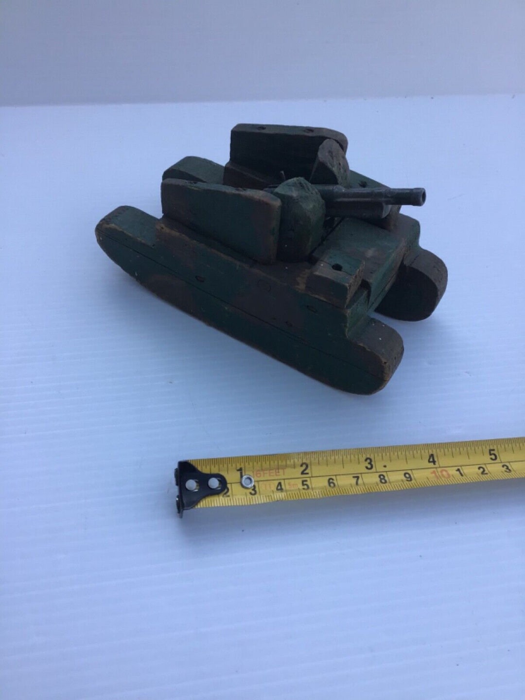 Vintage WW2 Trench Art Wooden & Metal Gun Turret. Fires Matches - Etsy