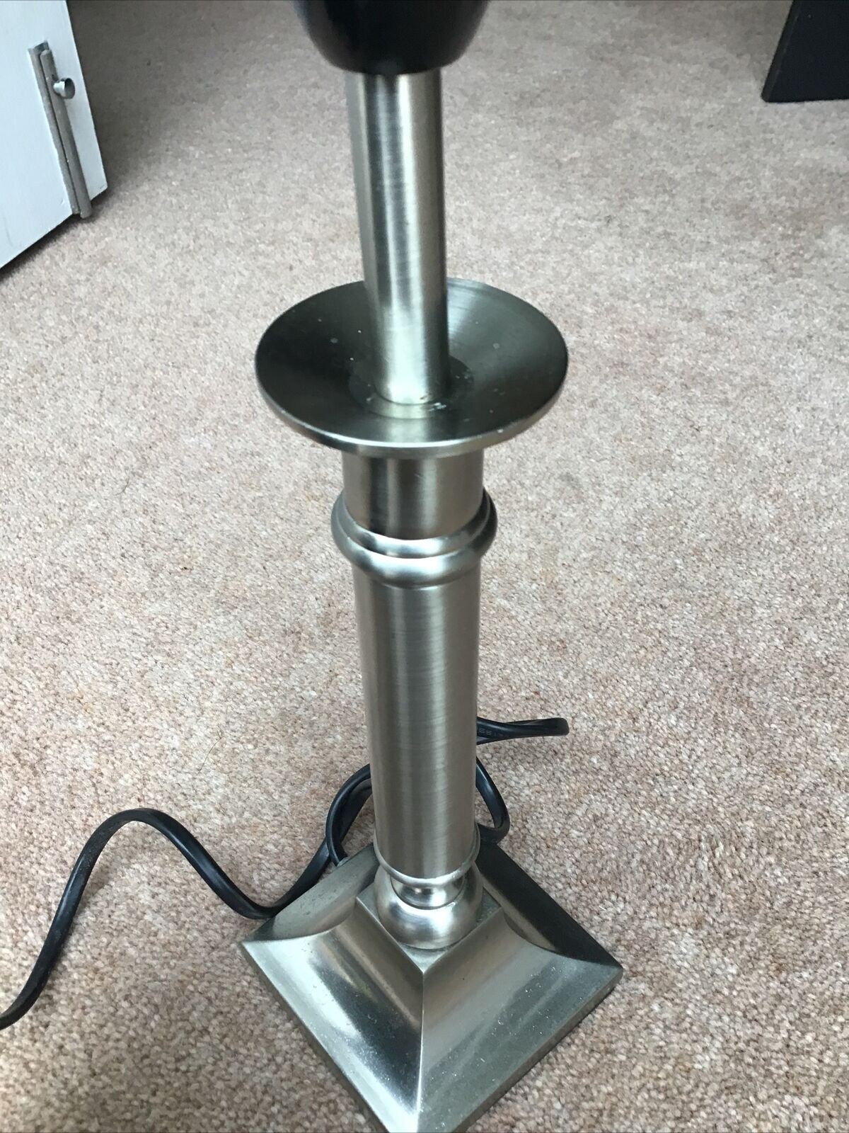 Metal Silver Effect Candelabra Style Lamp Base. in Working Order. - Etsy