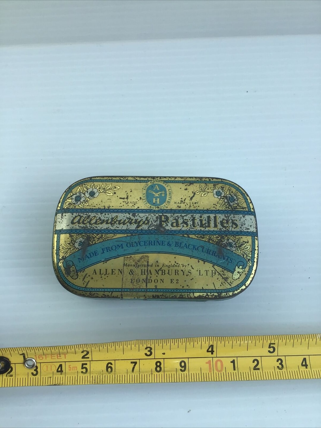 Vintage Allenburys Pastilles Empty Tin. - Etsy