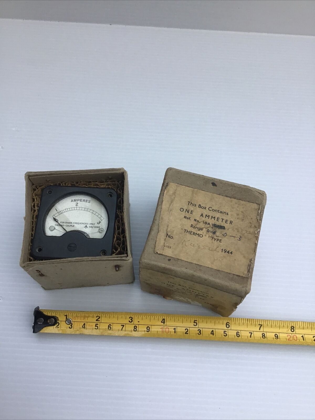 Vintage WW2 1944 Dated Ammeter in Original Box. Broad Arrow Marked - Etsy