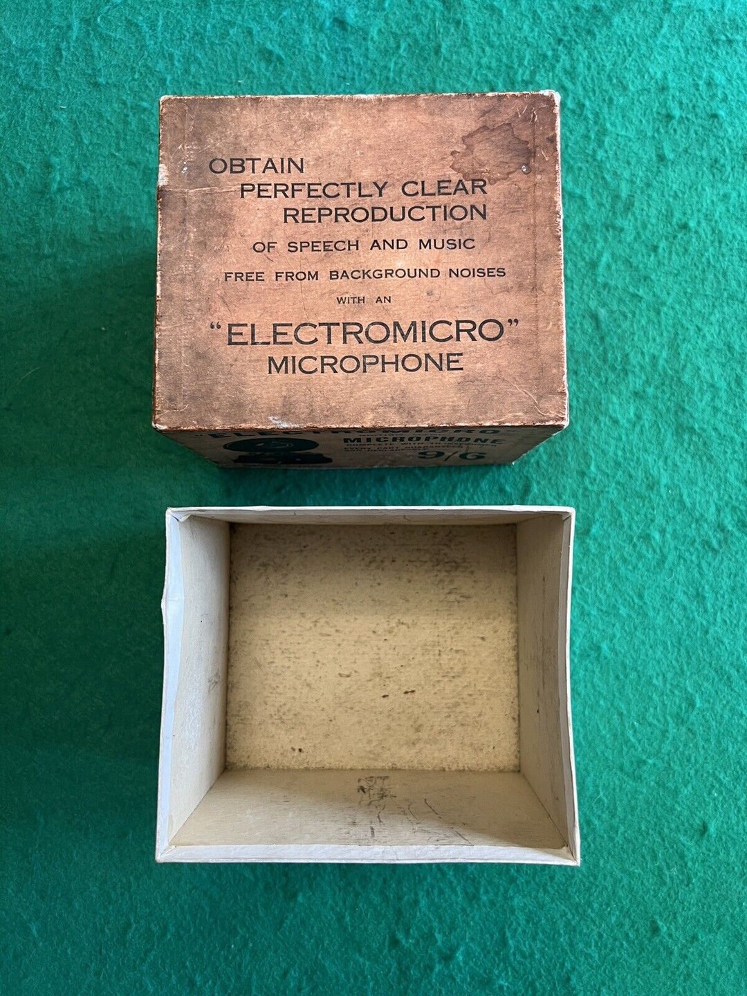 Vintage Electromicro Empty Microphone Box With Great Graphics - Etsy