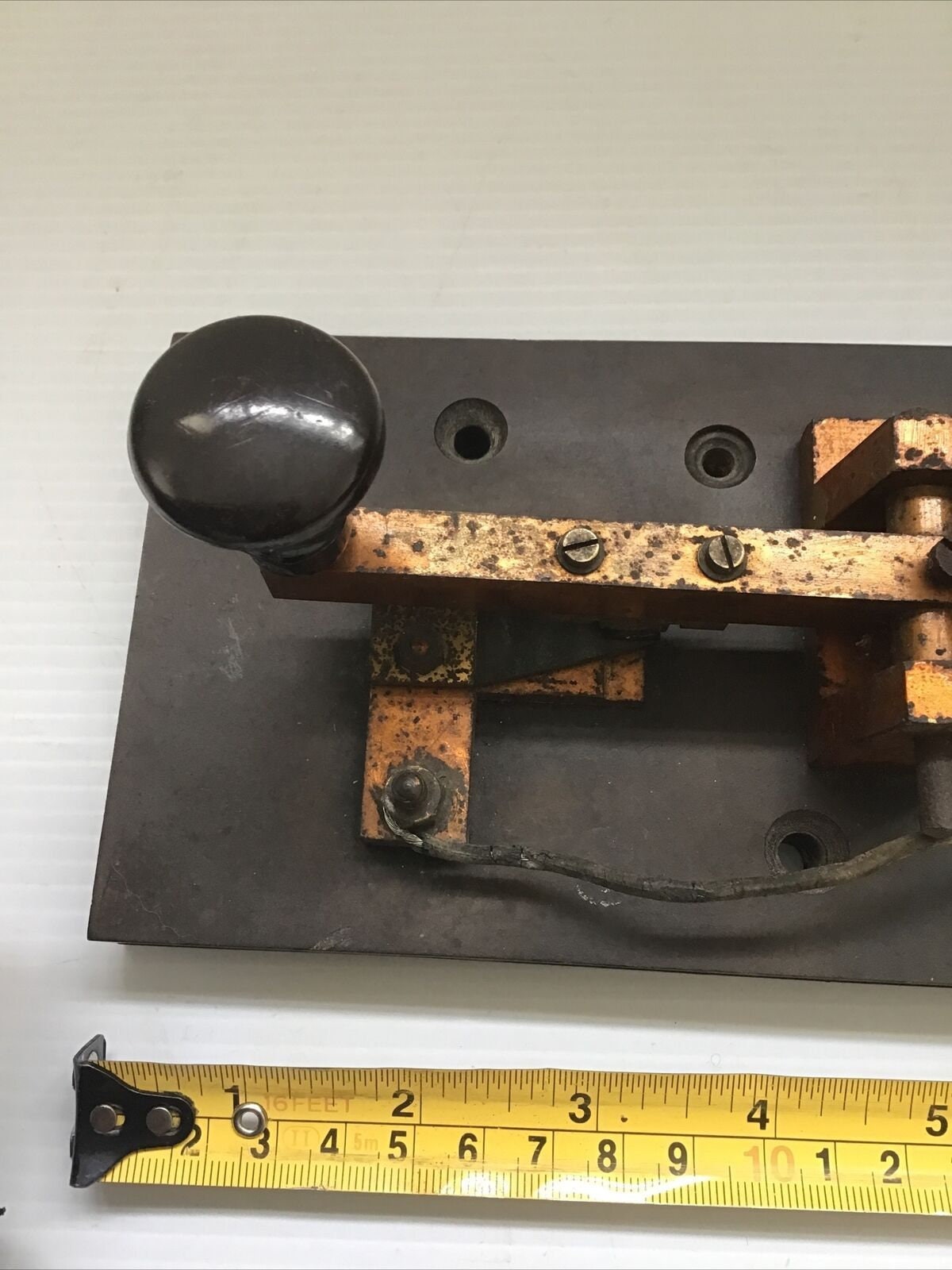 Vintage WW2 Metal and Brass Morse Code Key/tapper With Wired Jack - Etsy