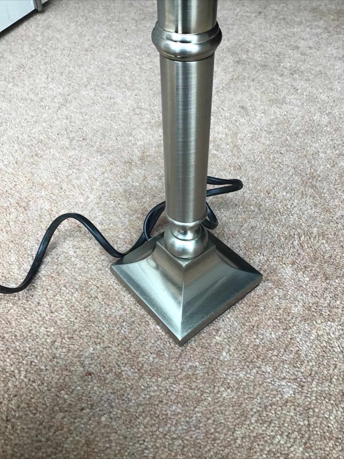 Metal Silver Effect Candelabra Style Lamp Base. in Working Order. - Etsy