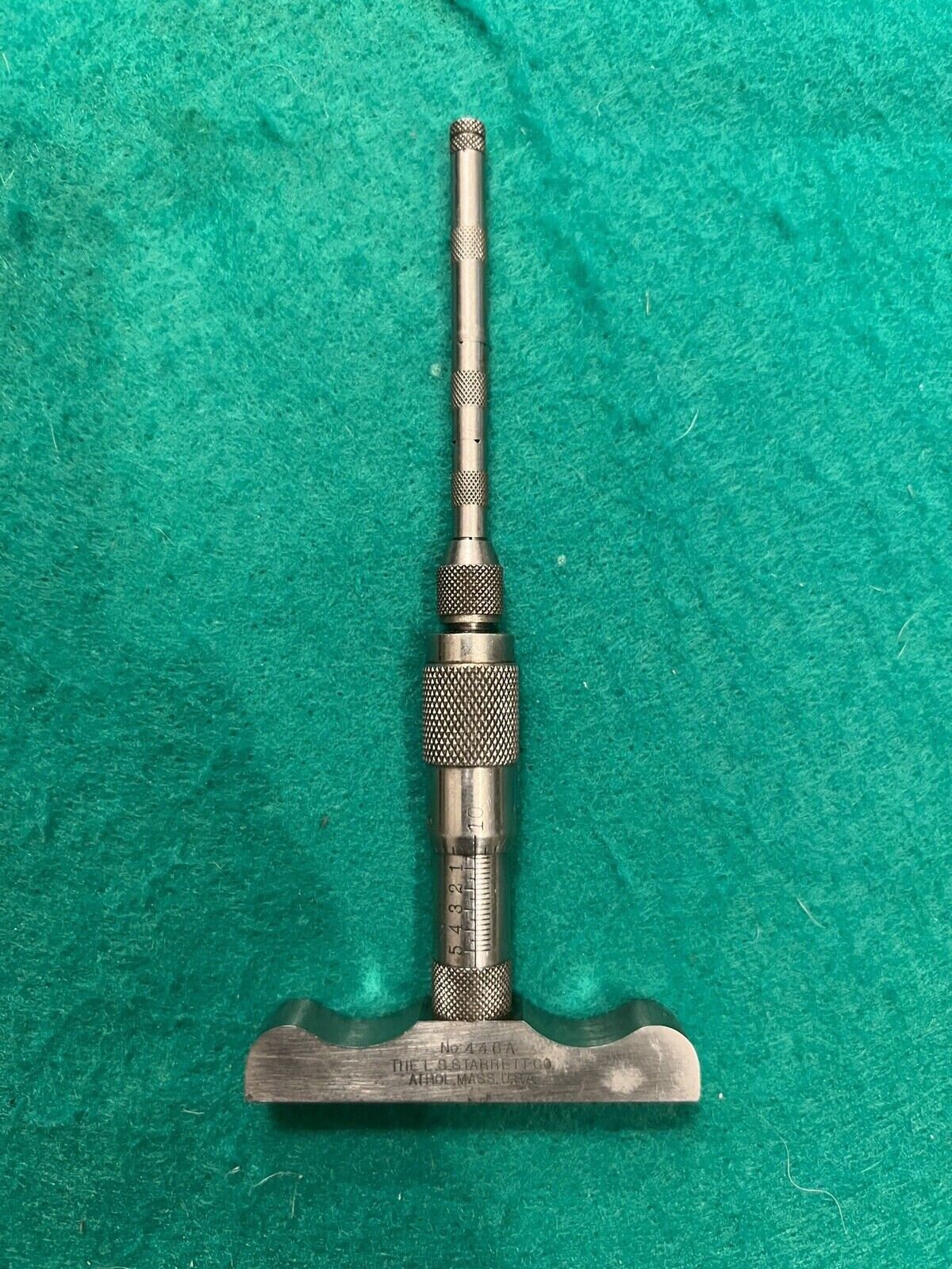 Vintage L.S. Starrett Co. No 446A Depth Mic Small - Etsy