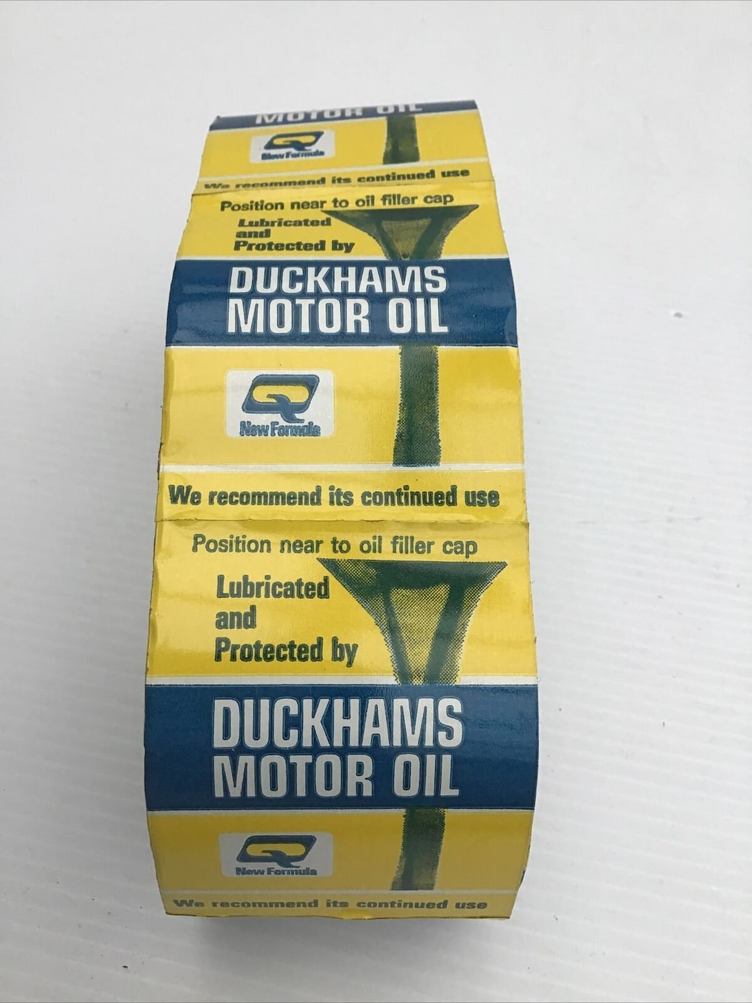 Vintage Original Duckhams Motor Oil One Sticker - Etsy