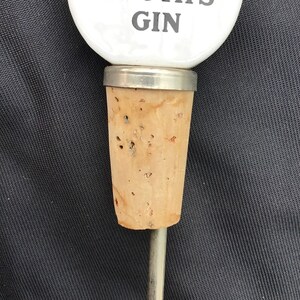 Vintage Ceramic Booths Gin Optics Bottle Pourer - Etsy