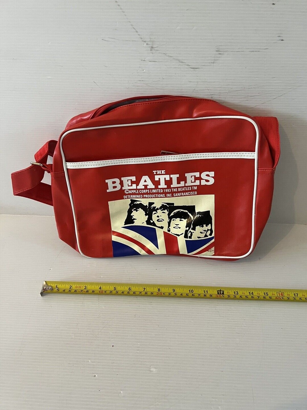 Pre Loved Vintage Red the Beatles Bag Apple Corps Limited 1993 - Etsy