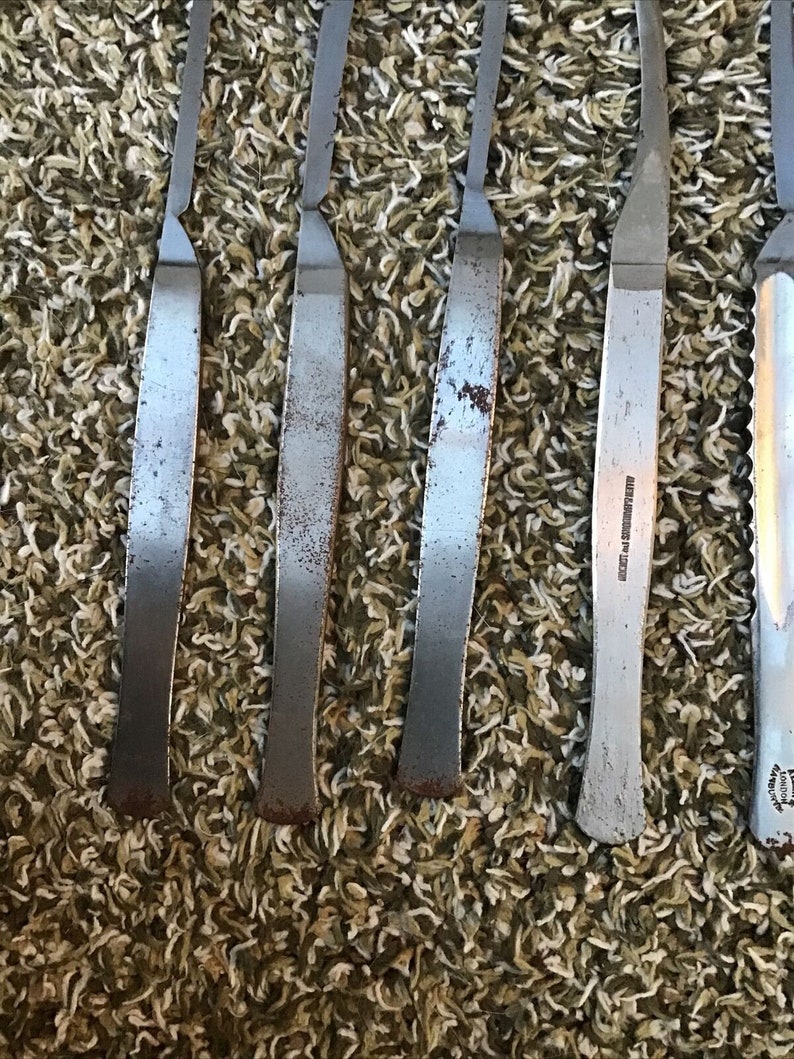 Vintage Early 20th Century Set of Hernia Bistouries Medical Equipment ...