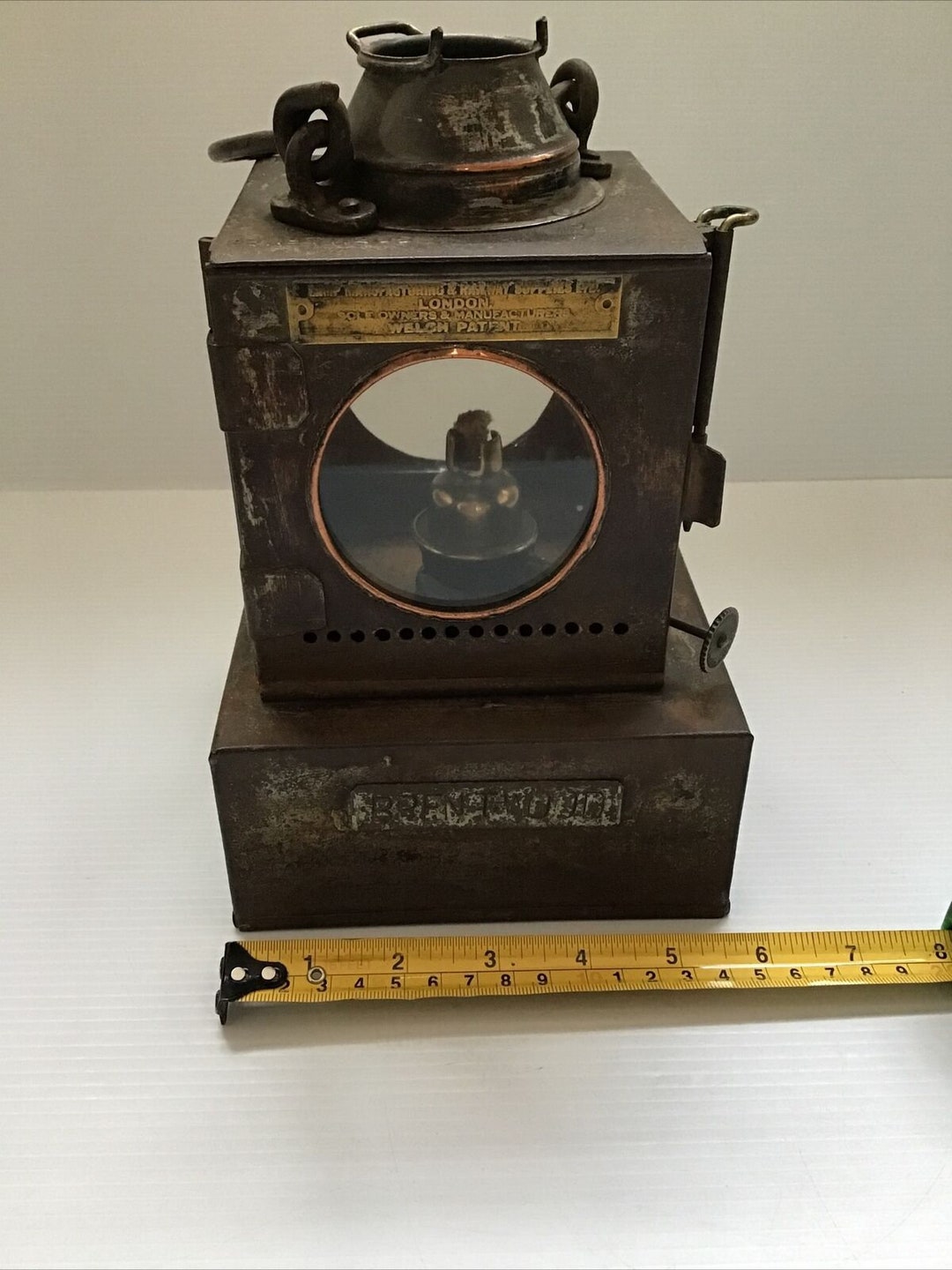 Vintage Original Preloved LNER Steel and Copper Railway Lamp/lantern - Etsy