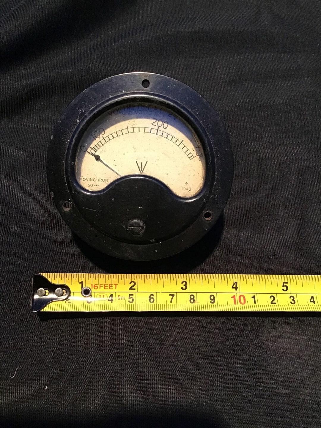 Vintage Ww2 1943 Dated Vault Meter With Broad Arrow Crows Foot - Etsy