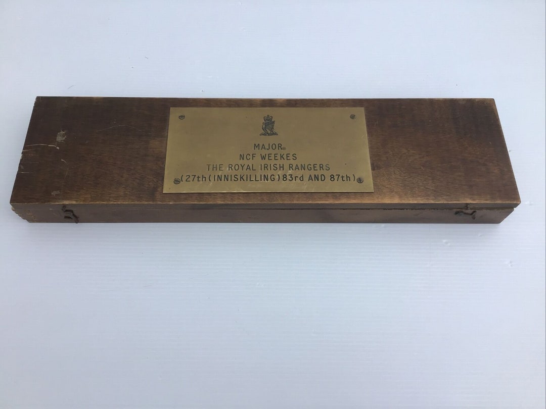 Vintage Military Cased Brass Parallel Ruler-royal Irish Rangers 27th ...