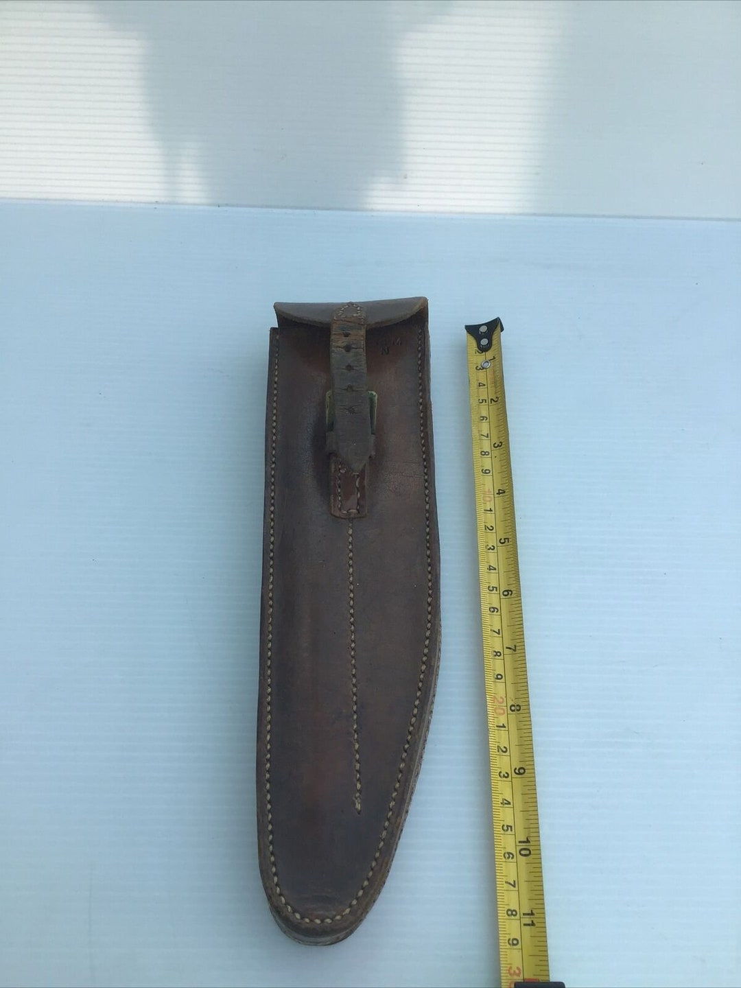 Vintage WW1 1918 Dated Military Fife Brown Leather Pouch/case. M.O.D ...