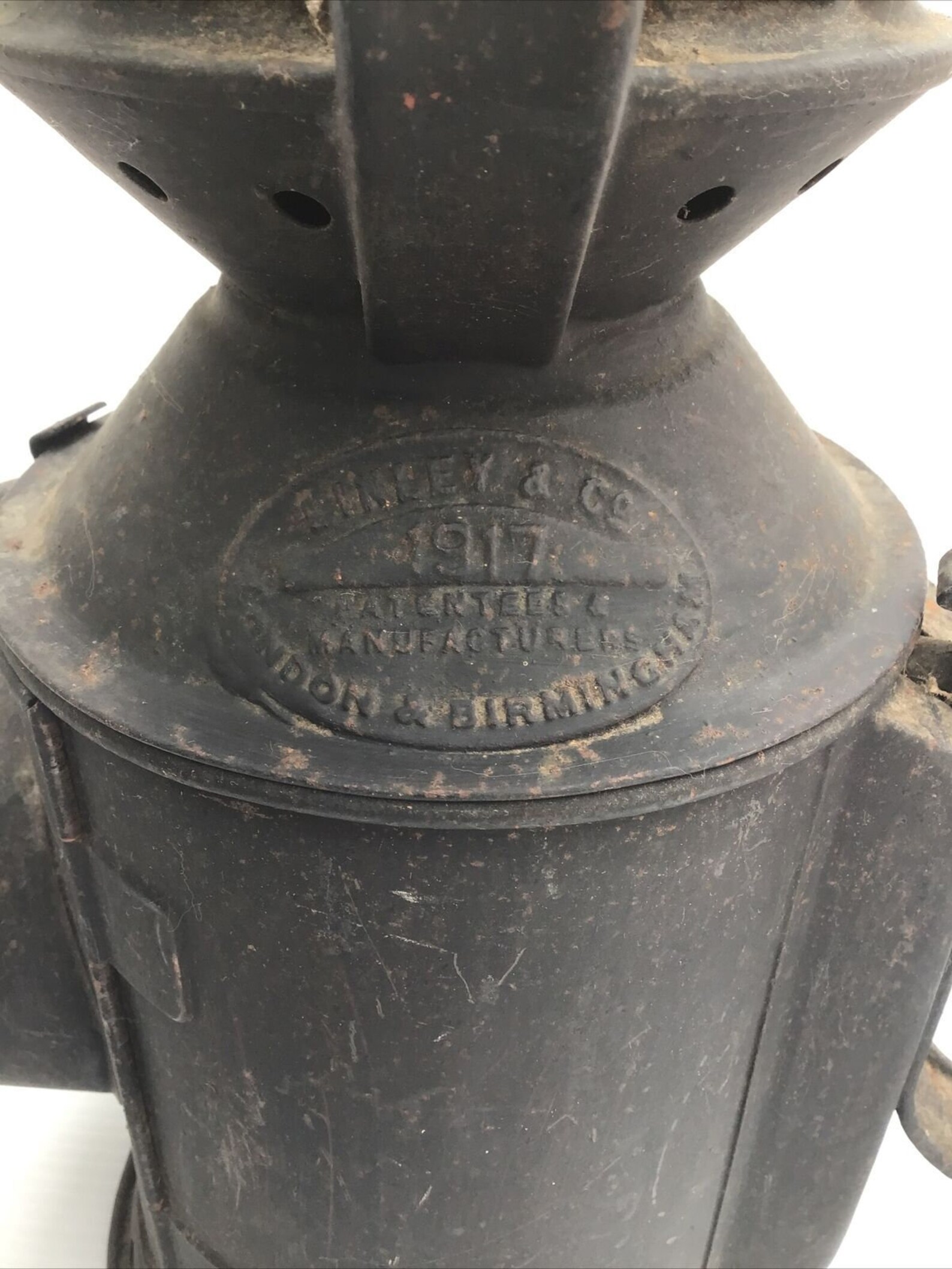 Vintage Preloved 1917 Dated Linley & Co British Railway Lantern - Etsy