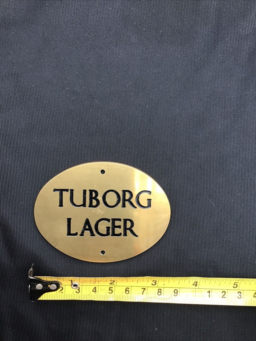 Vintage Brass Tuborg Lager Beer Pump Badge. - Etsy