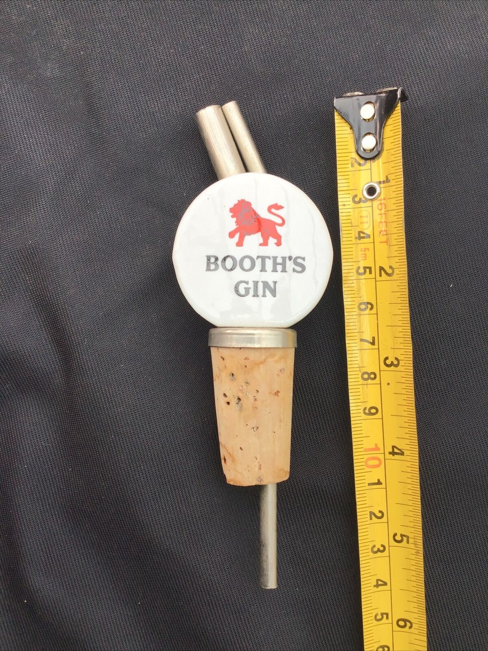 Vintage Ceramic Booths Gin Optics Bottle Pourer - Etsy