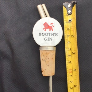 Vintage Ceramic Booths Gin Optics Bottle Pourer - Etsy