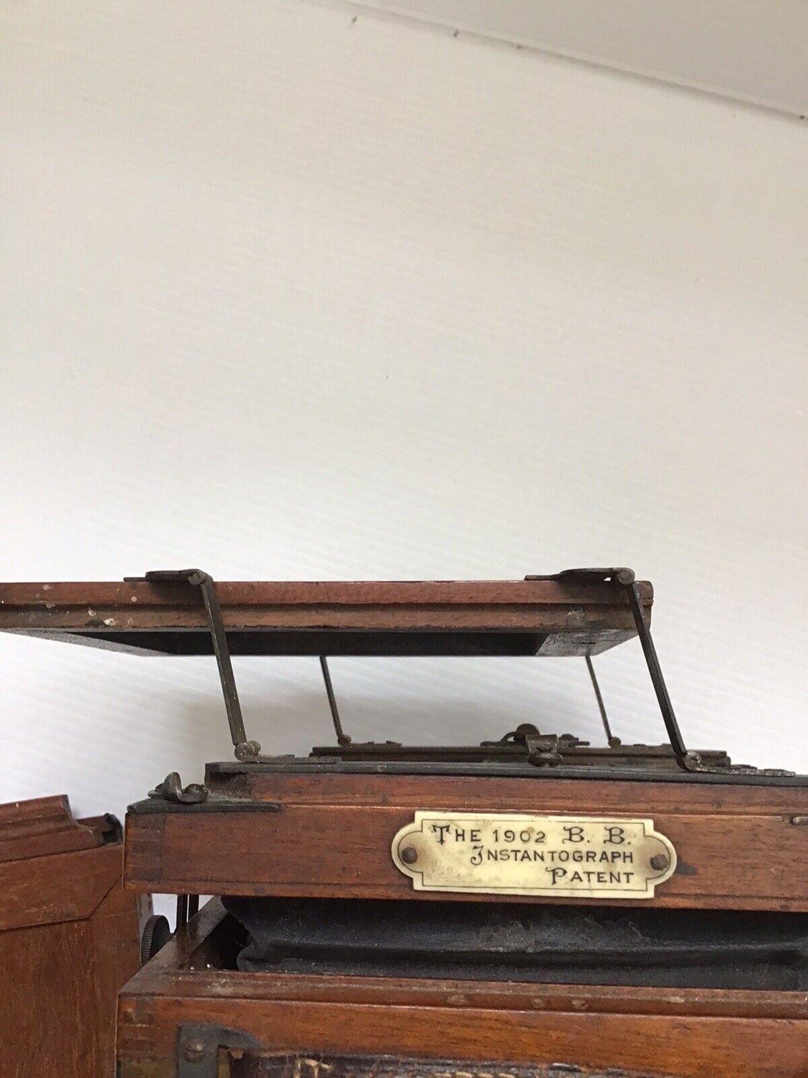 Vintage Early 1900s B.B. Instantograph Patent Folding Wooden Camera - Etsy