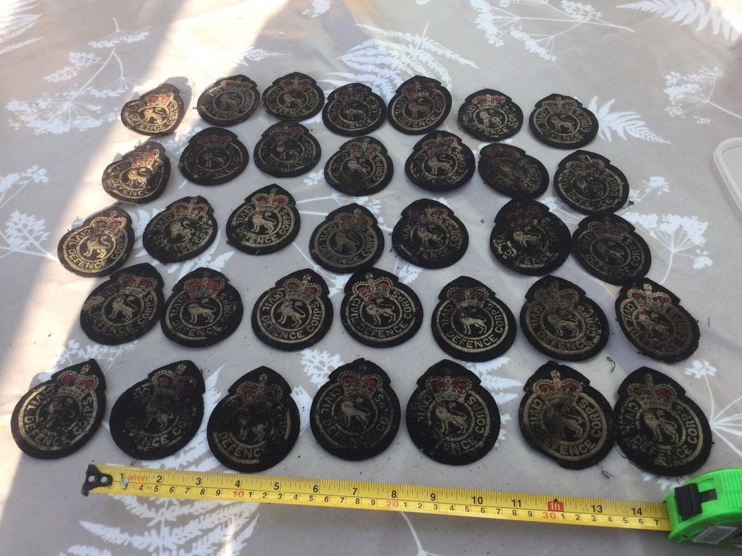 Ww2 Era Civil Defence Badges 34 off Varying Condition - Etsy