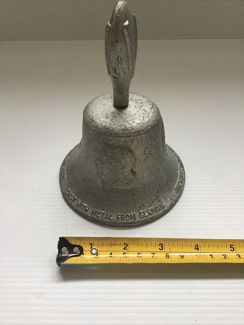 Vintage WW2 Victory RAF Benevolent Bell From Reclaimed Aircraft Without ...