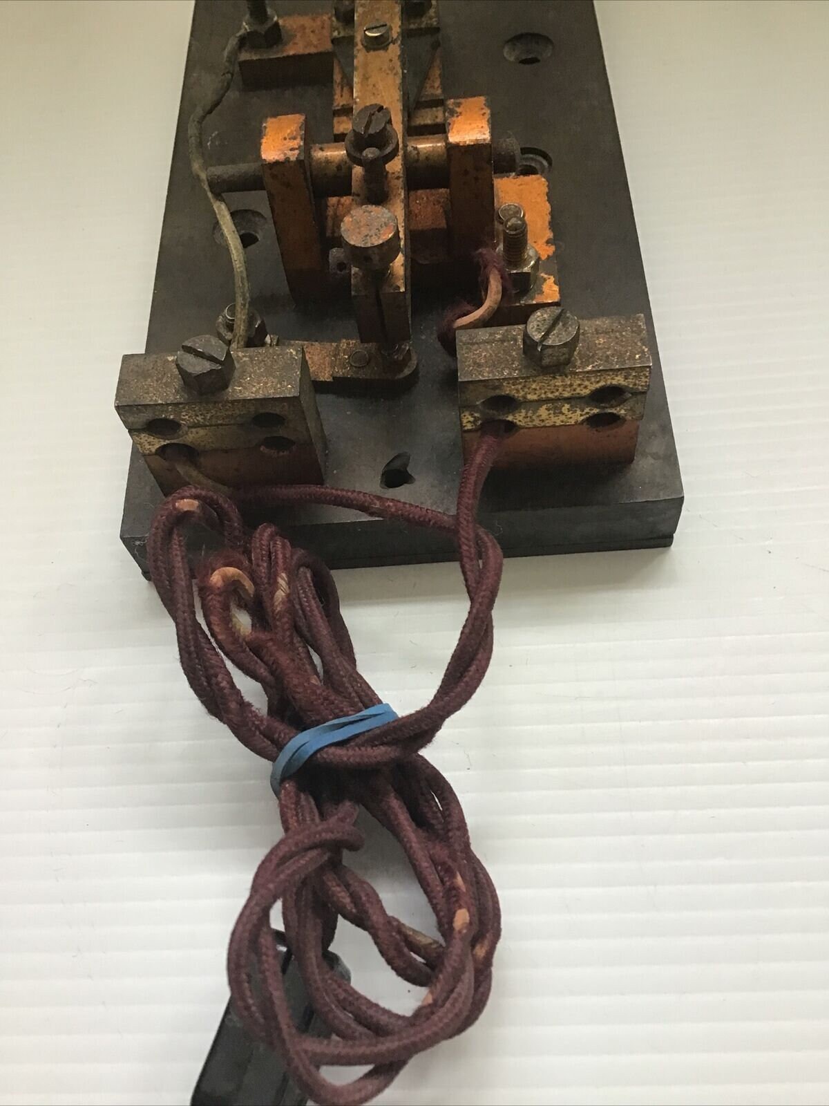 Vintage WW2 Metal and Brass Morse Code Key/tapper With Wired Jack - Etsy