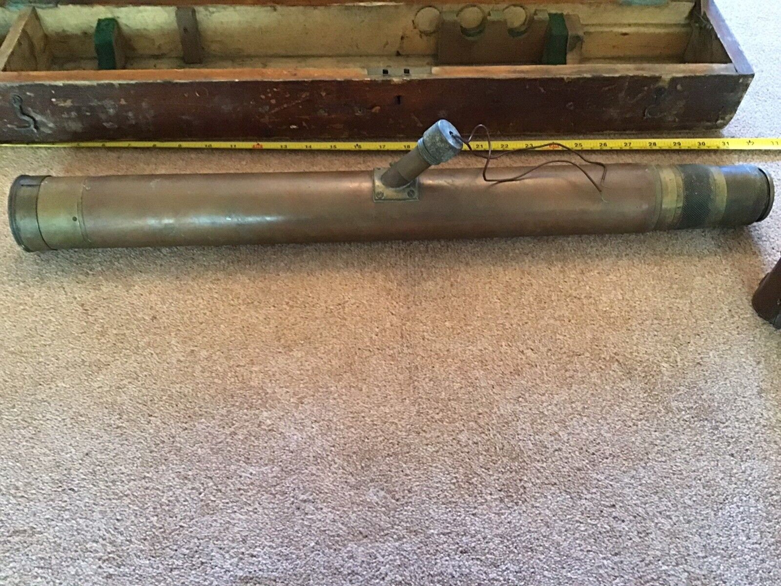 Vintage Ww2 V.P. 5.15 Sighting Telescope by W. Ottway & Co. Ltd. No ...