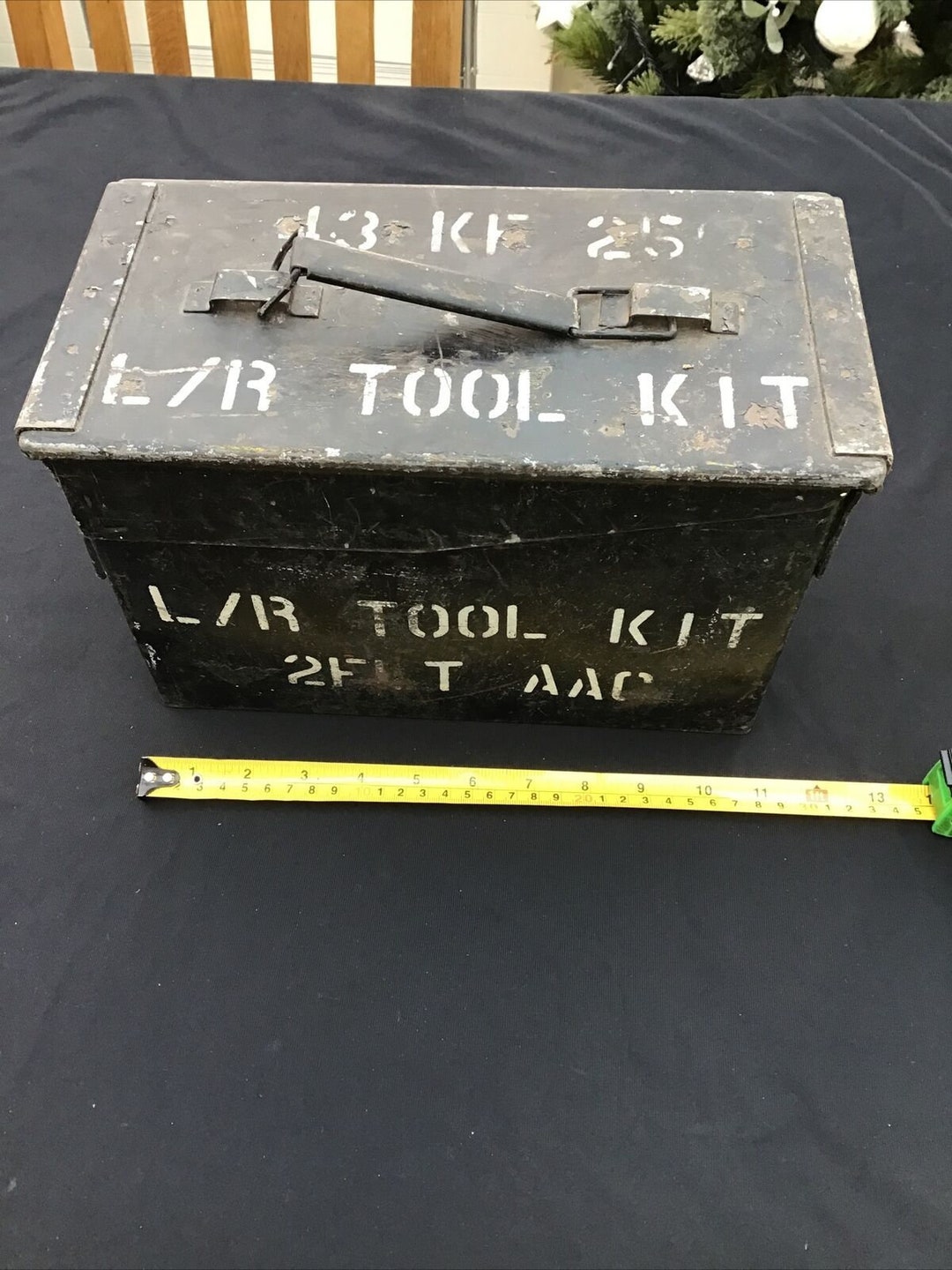 Vintage 1985 Military H83 Mk2 Ammo Box Adapted to Army Air Corps Tool ...