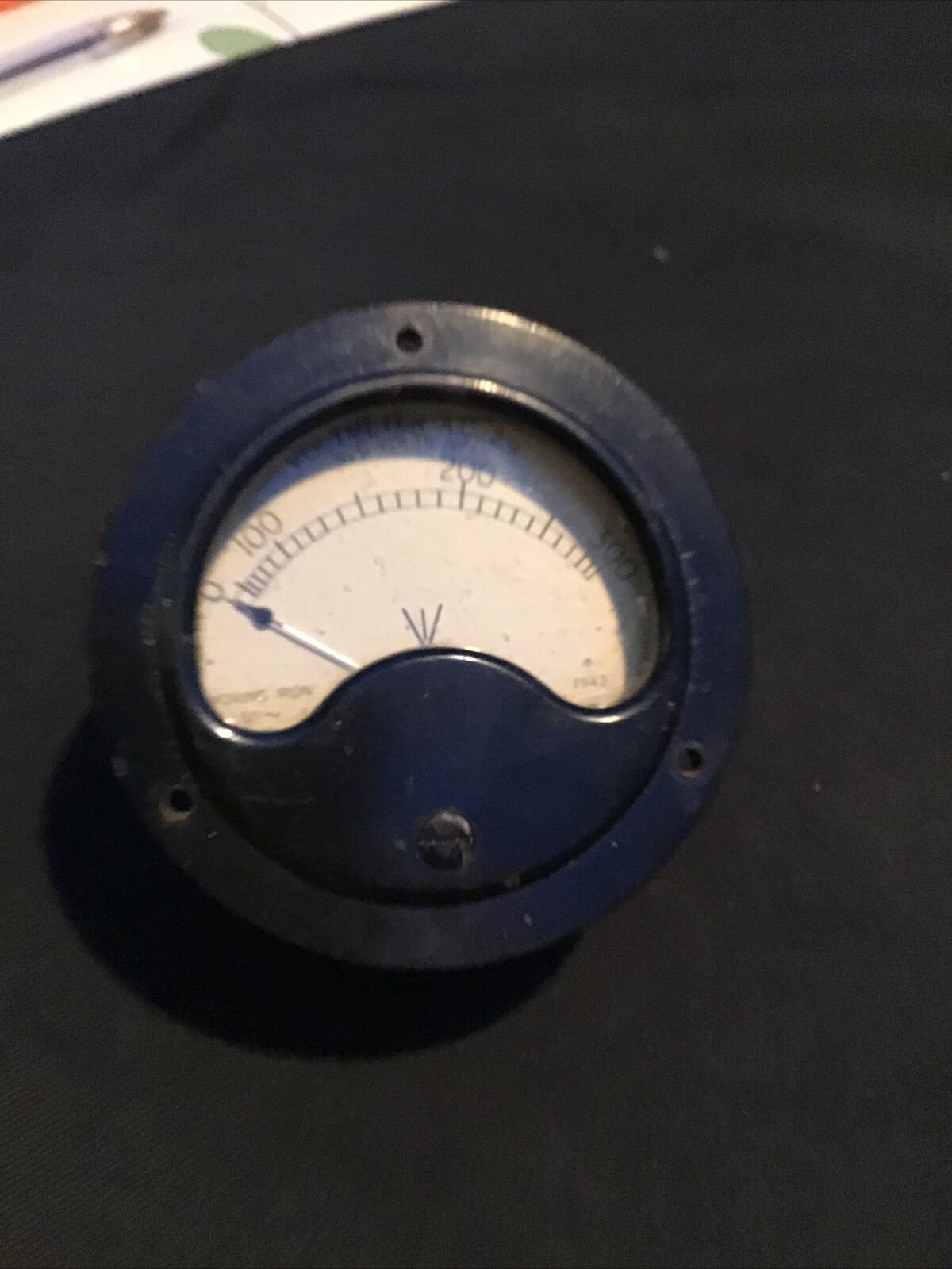 Vintage Ww2 1943 Dated Vault Meter With Broad Arrow Crows Foot - Etsy