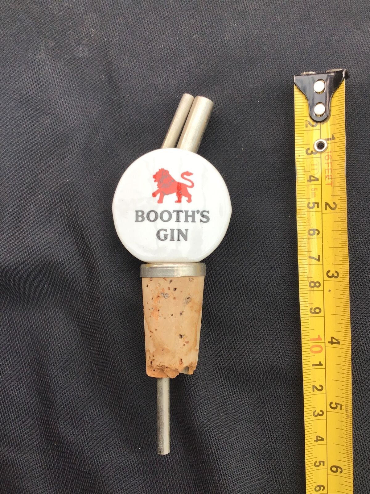 Vintage Ceramic Booths Gin Optics Bottle Pourer - Etsy