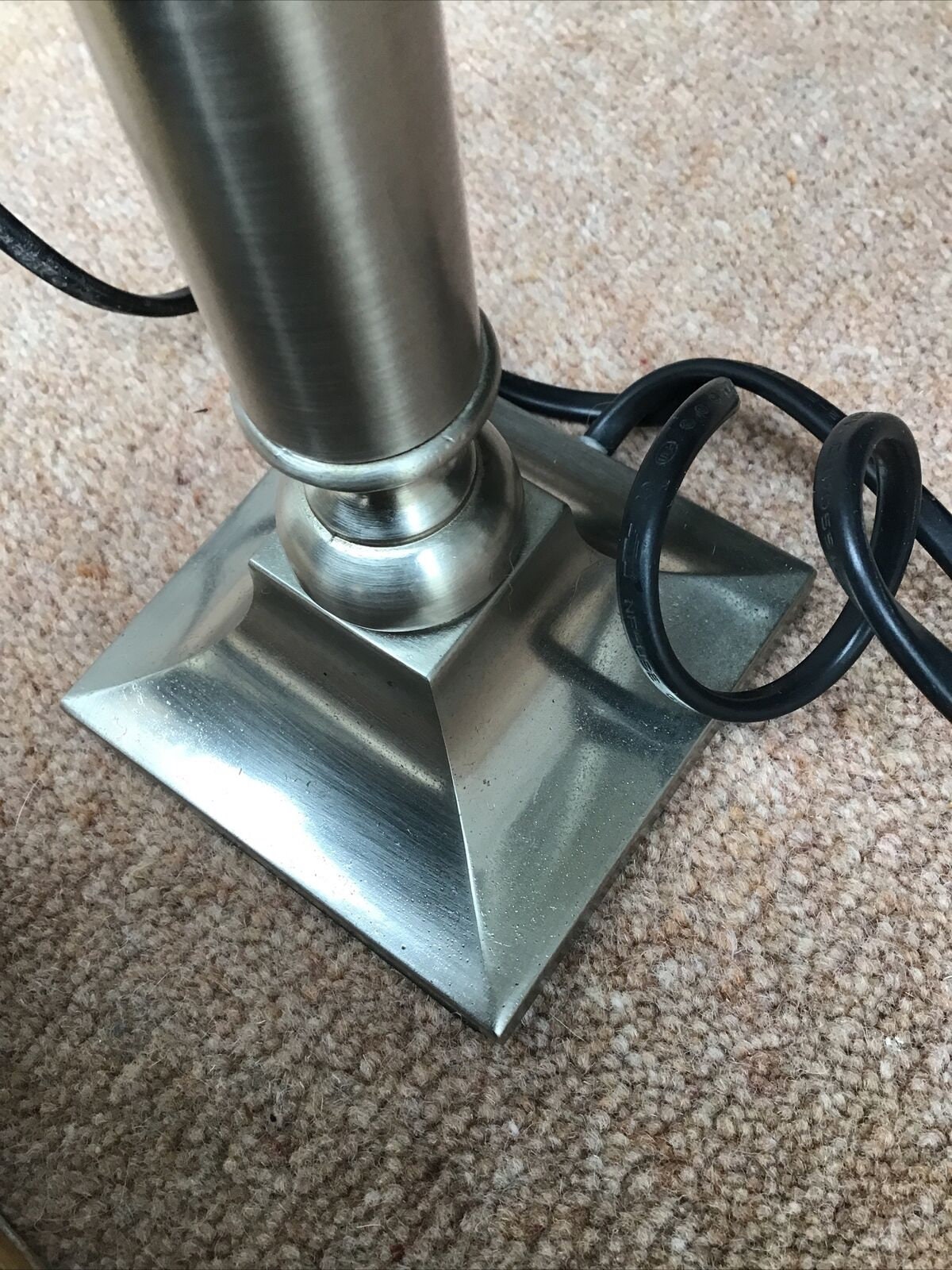 Metal Silver Effect Candelabra Style Lamp Base. in Working Order. - Etsy