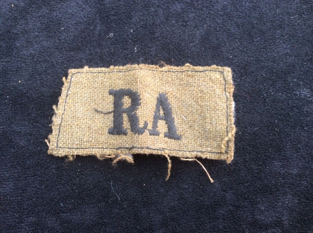 Ww2 R A Armband/ Badge Royal Artillery - Etsy