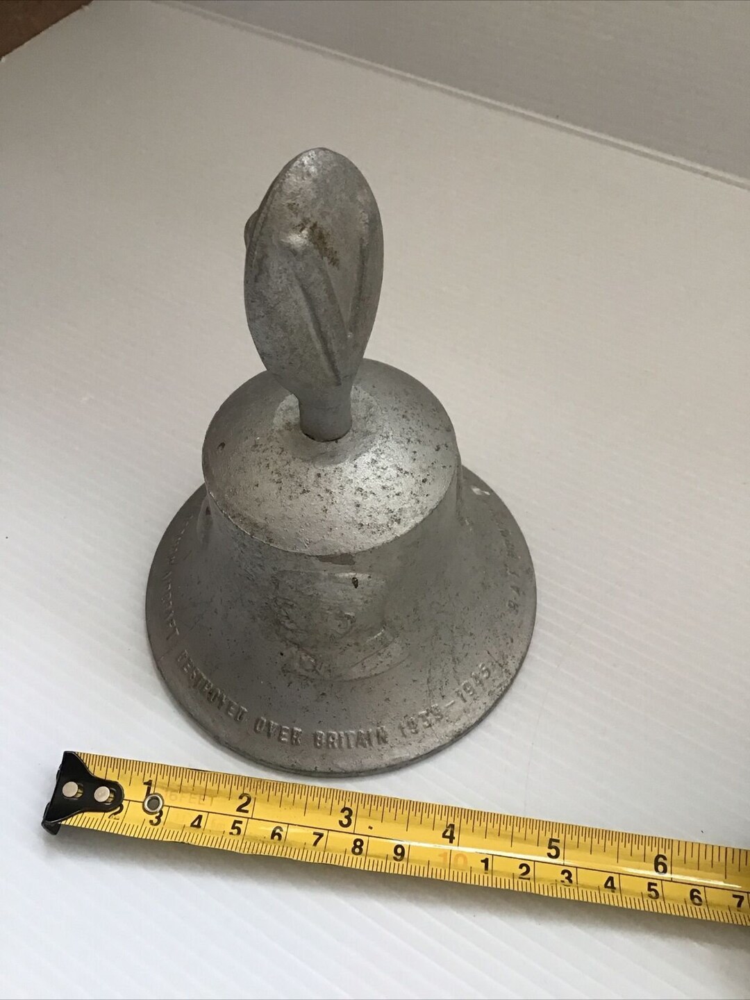 Vintage Rare WW2 Victory RAF Benevolent Bell From Reclaimed Aircraft c ...