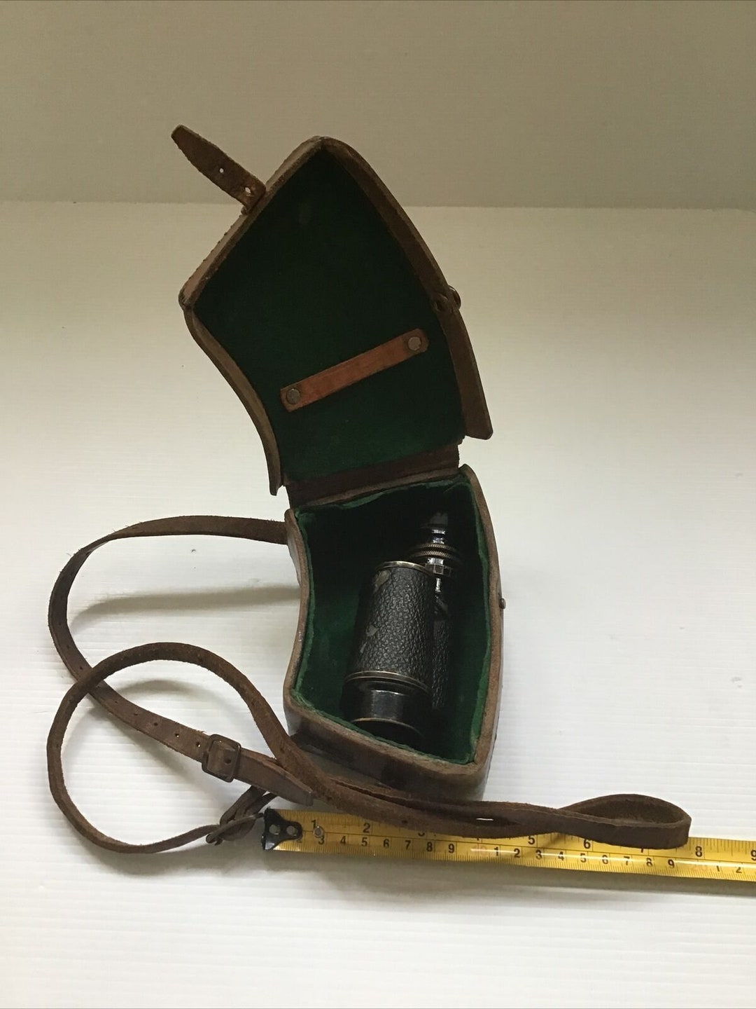 Vintage WW1 Era Military Monocular in Leather Case. Mon Pris No. 1 Mk 1 ...