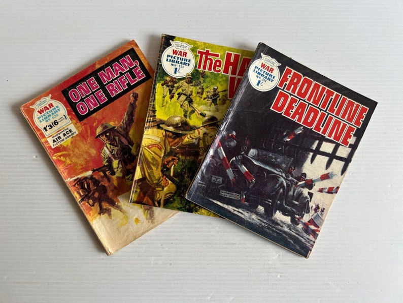 Pre Loved Vintage Fleetway War Picture Library Book - Etsy