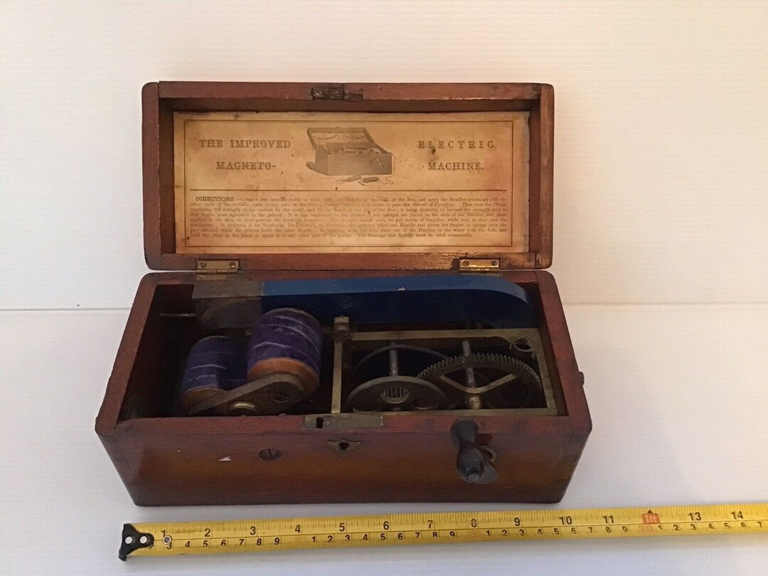 Vintage Late 1800s the Improved Magneto Electric Shock Machine - Etsy UK