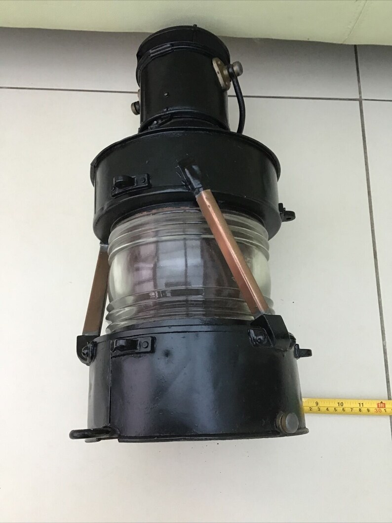 Vintage Alderson & Gyde Ww2 Not Under Command Naval Ships Anchor Lamp ...