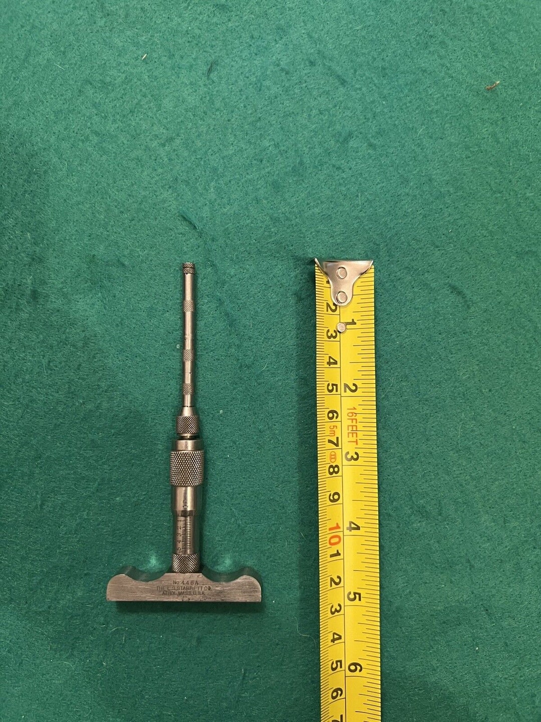 Vintage L.S. Starrett Co. No 446A Depth Mic Small - Etsy