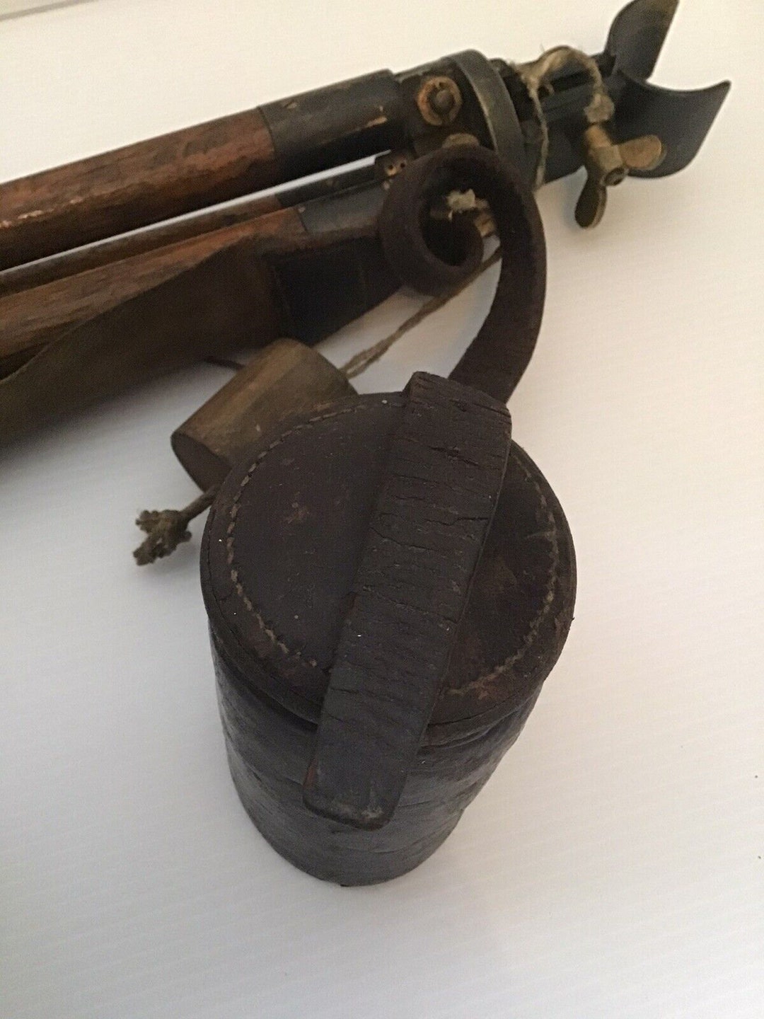Vintage WW1 Roland & Son 1917 Brass Gunsight With Houghtons 1915 Wooden ...
