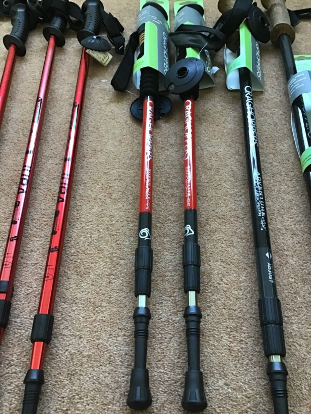 Seven Assorted Extendable Shock Absorber Walking Poles - Etsy