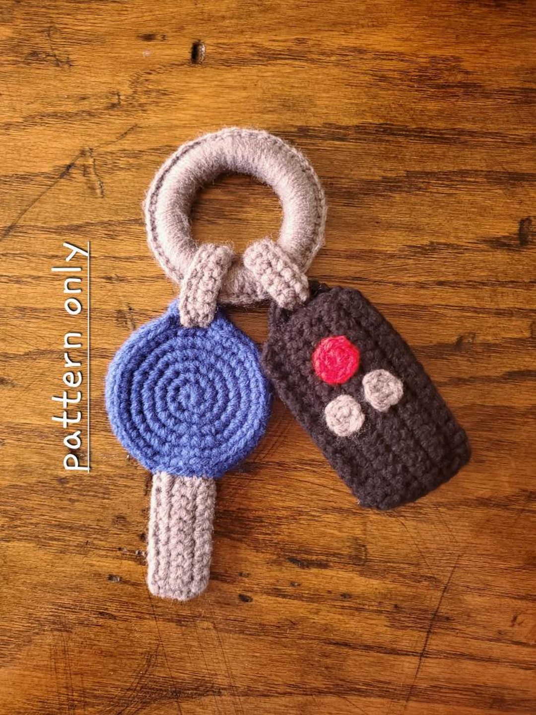 Crochet Car Key Set *PATTERN ONLY* - Etsy