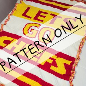 Chiefs Crochet Blanket Pattern | PDF PATTERN - Etsy