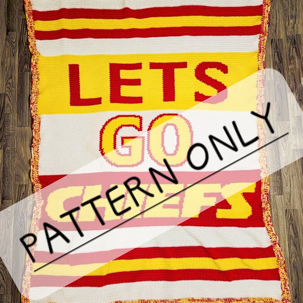 Kansas City Chiefs Crochet Pattern - Etsy
