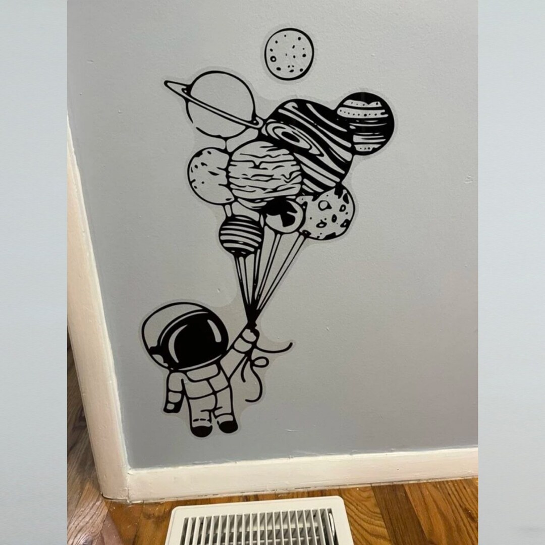 Astronaut Wall Decal - Etsy