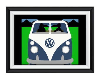 Vw Bus Svg Cricut | Etsy