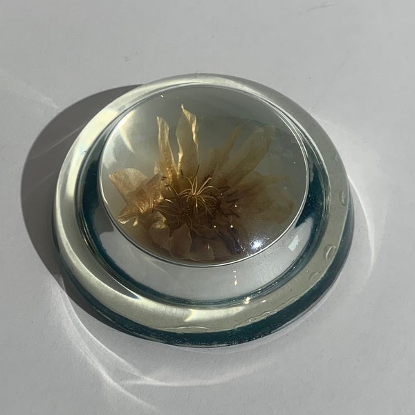 Clear Glass Paperweight - Etsy