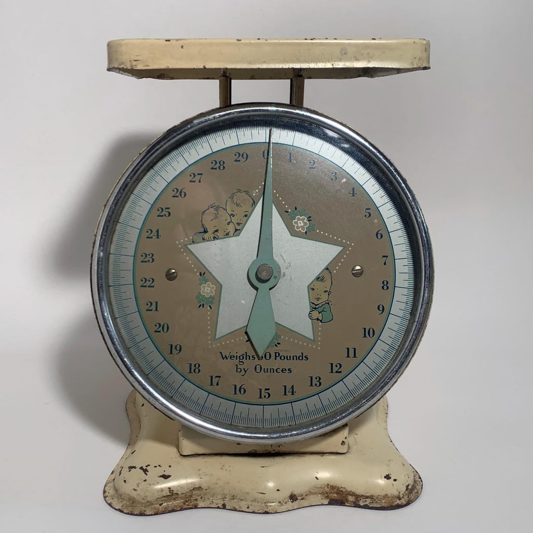 Cream Baby & Star Nursery Scale / Gender Neutral / Nursery Decor ...