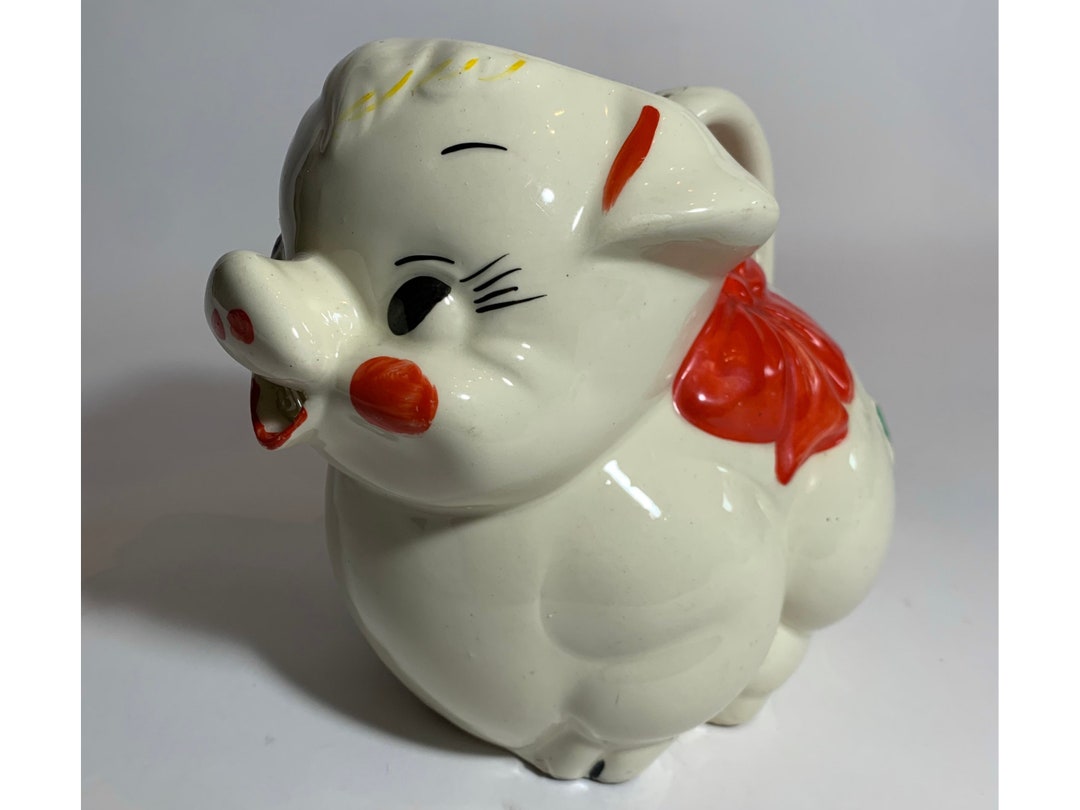 Shawnee Pottery Smiley Pig Pitcher / Farmhouse Decor / Gift - Etsy